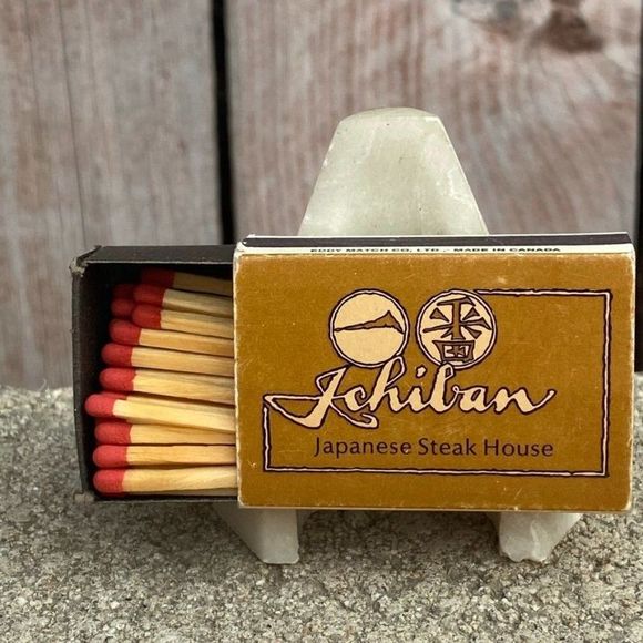Vintage | Accents | Vintageichiban Japanese Steak House Matchbox Red ...